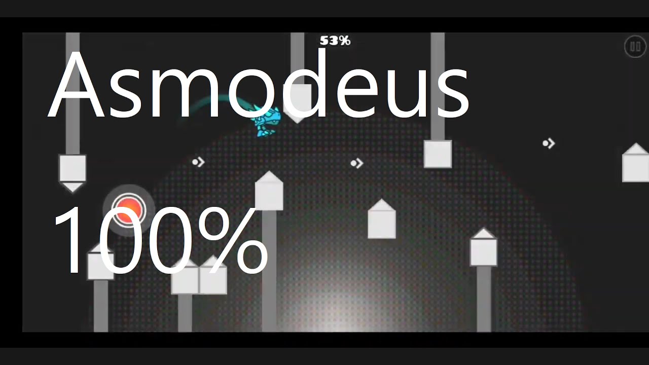 Geometry Dash 133rd Extreme Demon Asmodeus 100% - YouTube