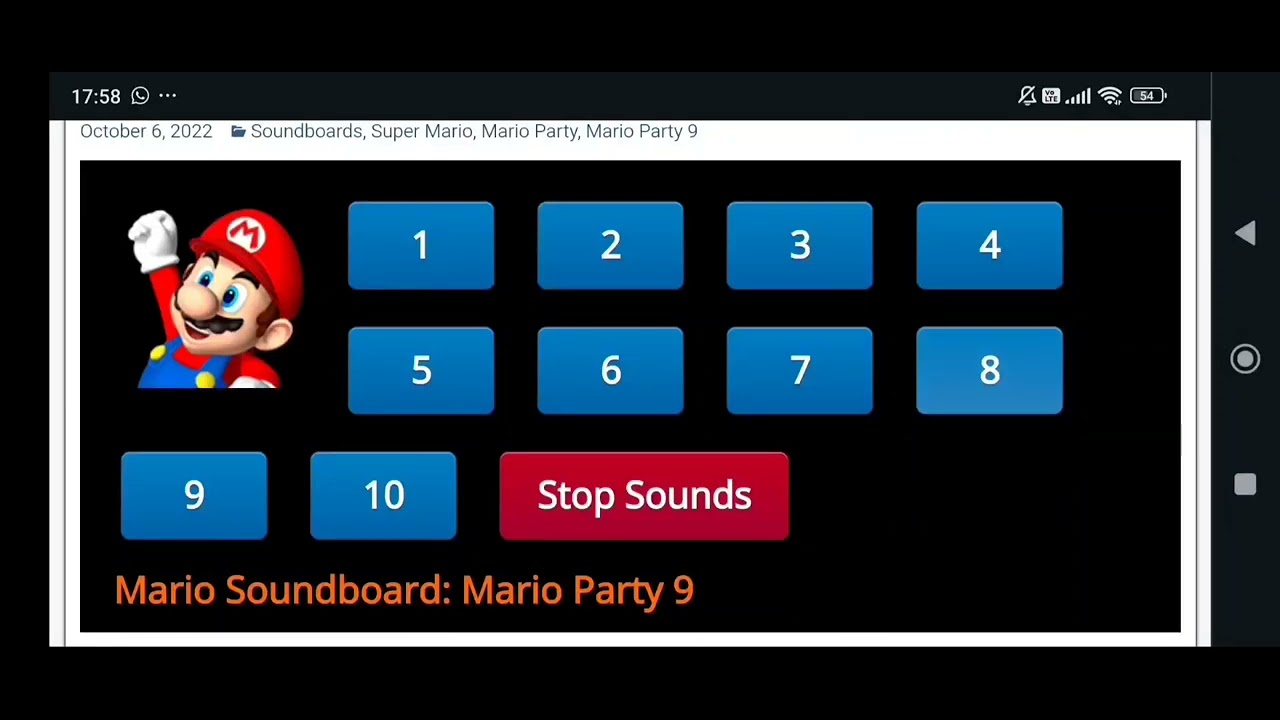 Mario Cheering sound effect - YouTube