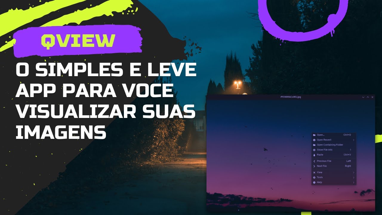 qview - Um dos melhores visualizadores de imagens do Linux - YouTube