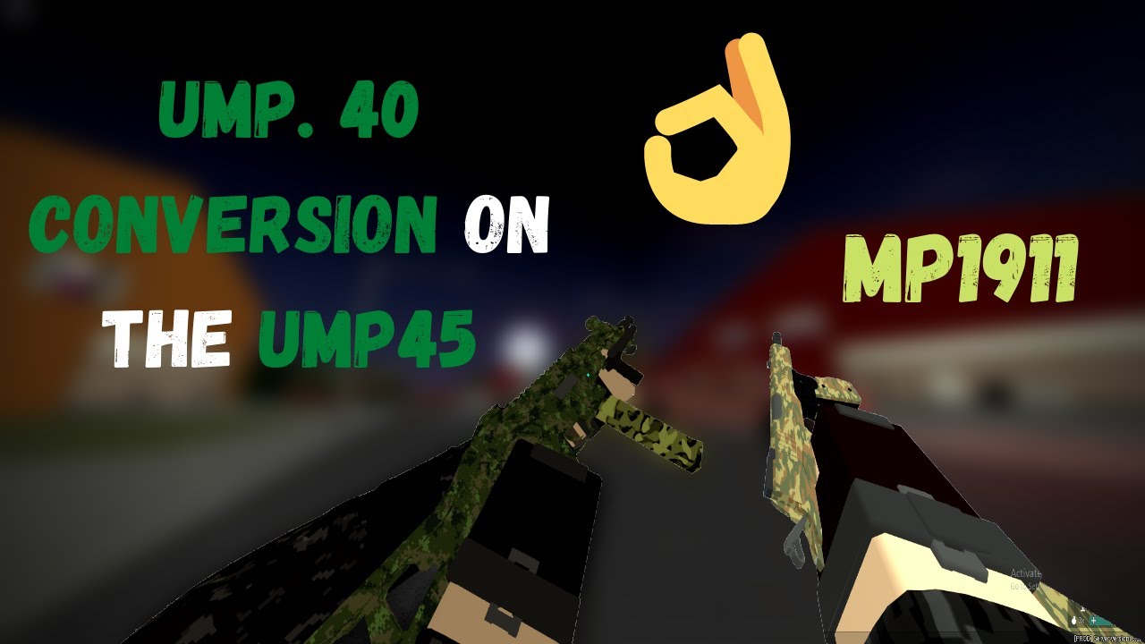 Using the UMP. 40 conversion on the UMP45 & spending some time with the ...