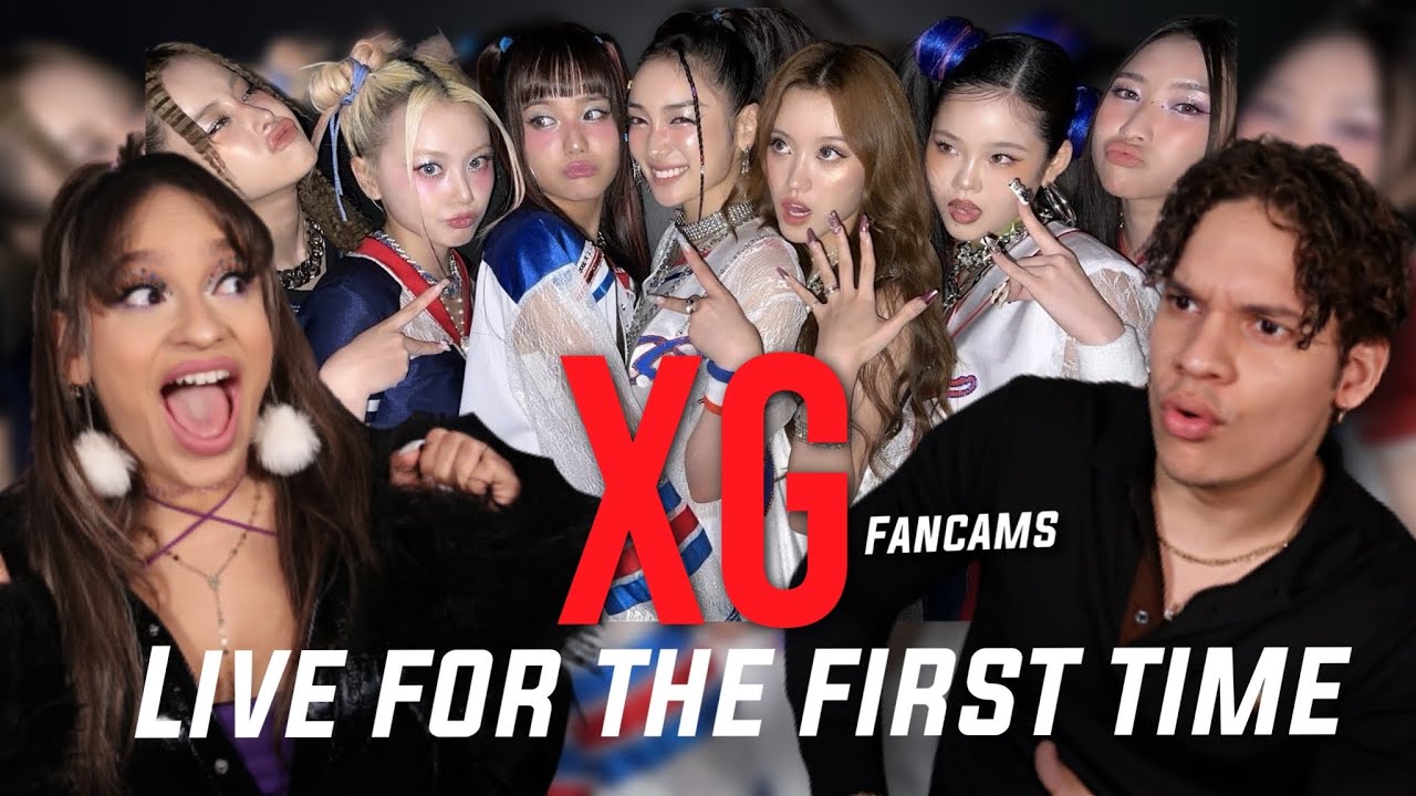 Does XG Hold Up LIVE!? Latinos react to XG Fan Cams for the first time - YouTube