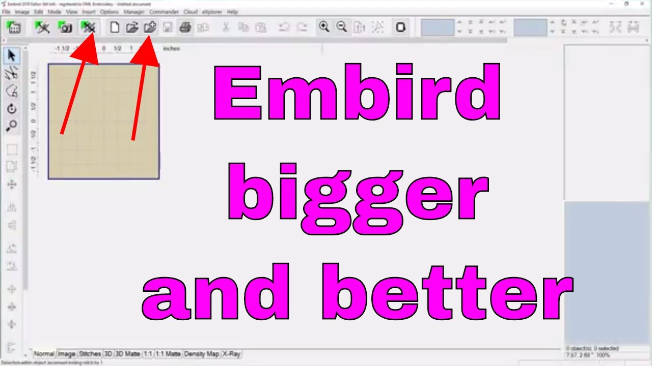 Embird Tips and Tricks to make Embird Embroidery BIGGER and easier🤓 ...