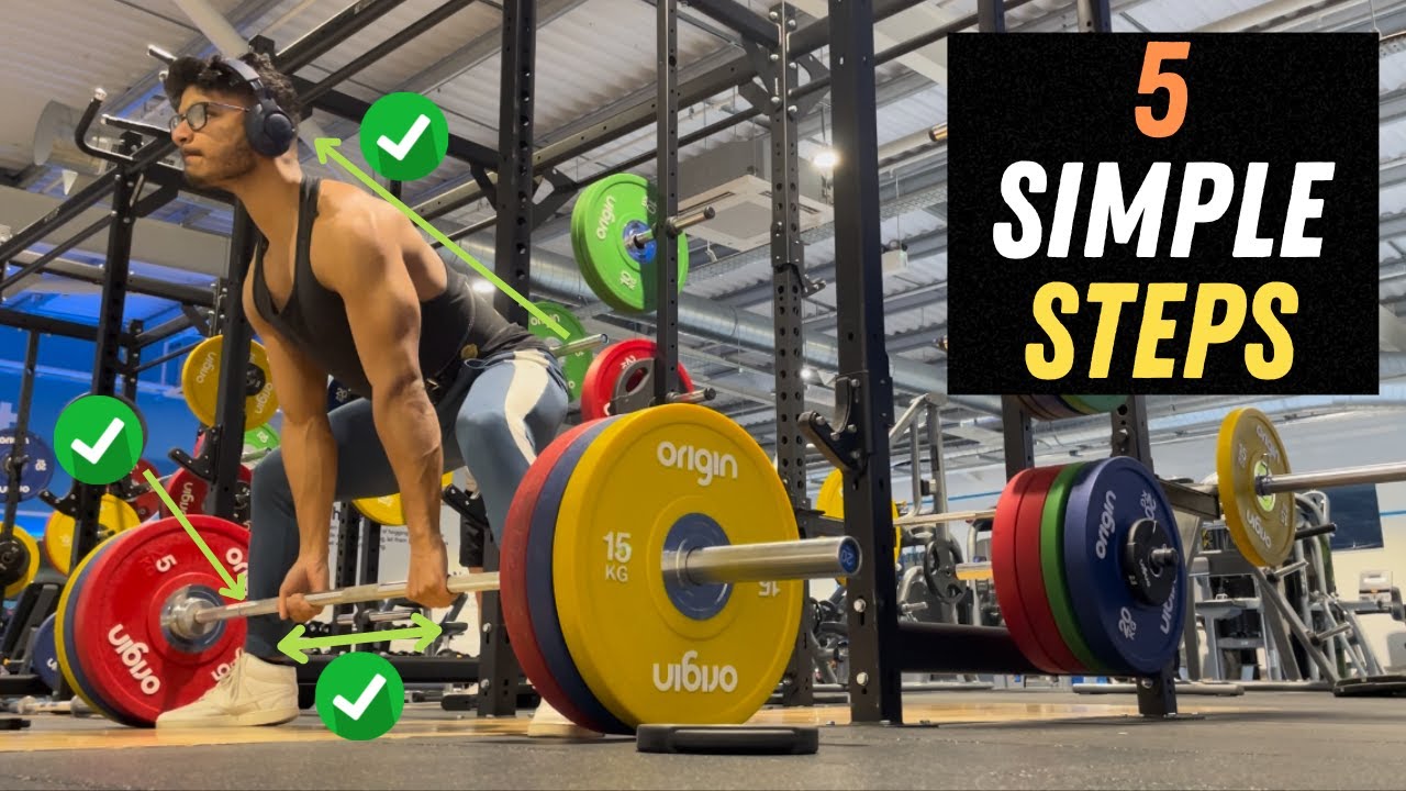 5 STESP DEADLIFT TUTORIAL | HOW TO INCREASE YOUR DEADLIFT - YouTube
