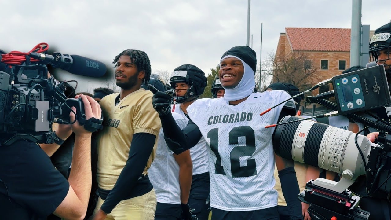 TRAVIS HUNTER MIC'D UP AT COLORADO FOOTBALL PRACTICE - YouTube