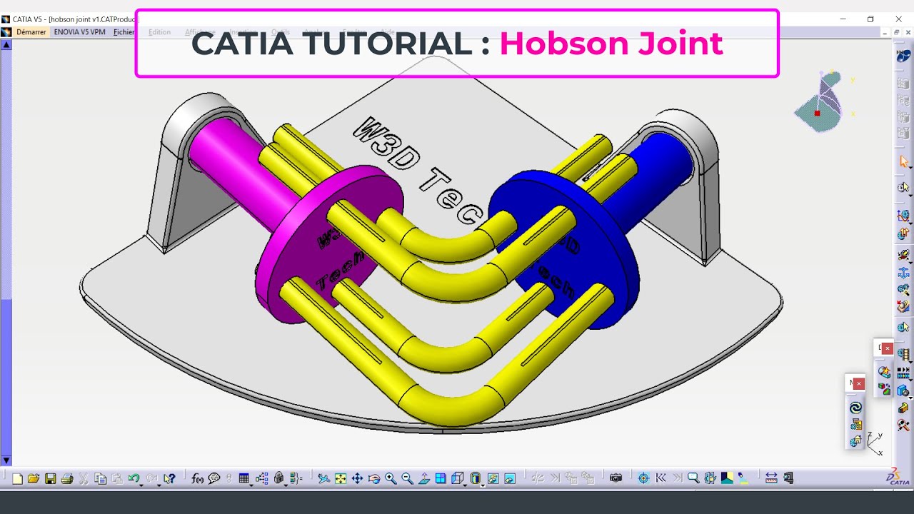 CAD tutorial : Hobson Joint - YouTube