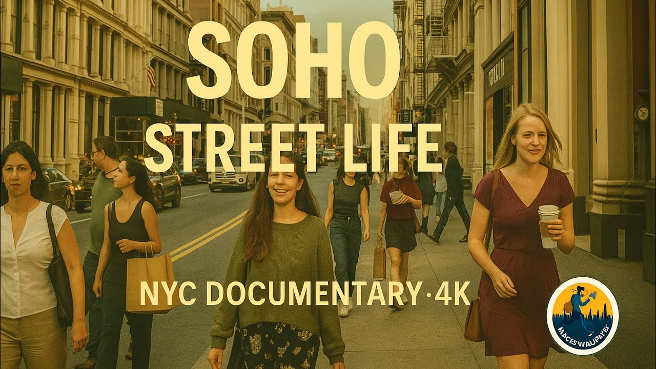 SoHo Street Life 4K – NYC Documentary Walk | Fashion, Street Vendors ...