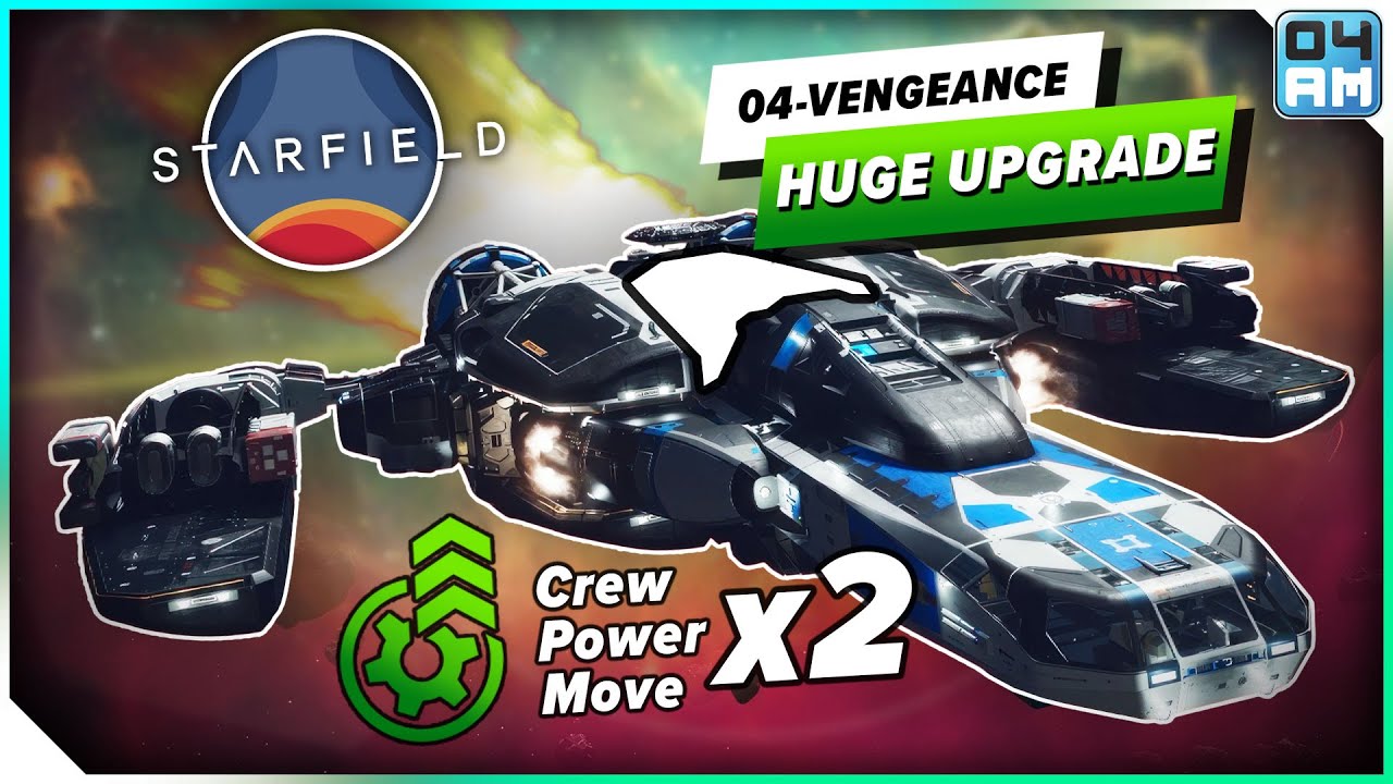 Starfield The ULTIMATE Ship Build Upgraded! - Double Crew & Mobility ...