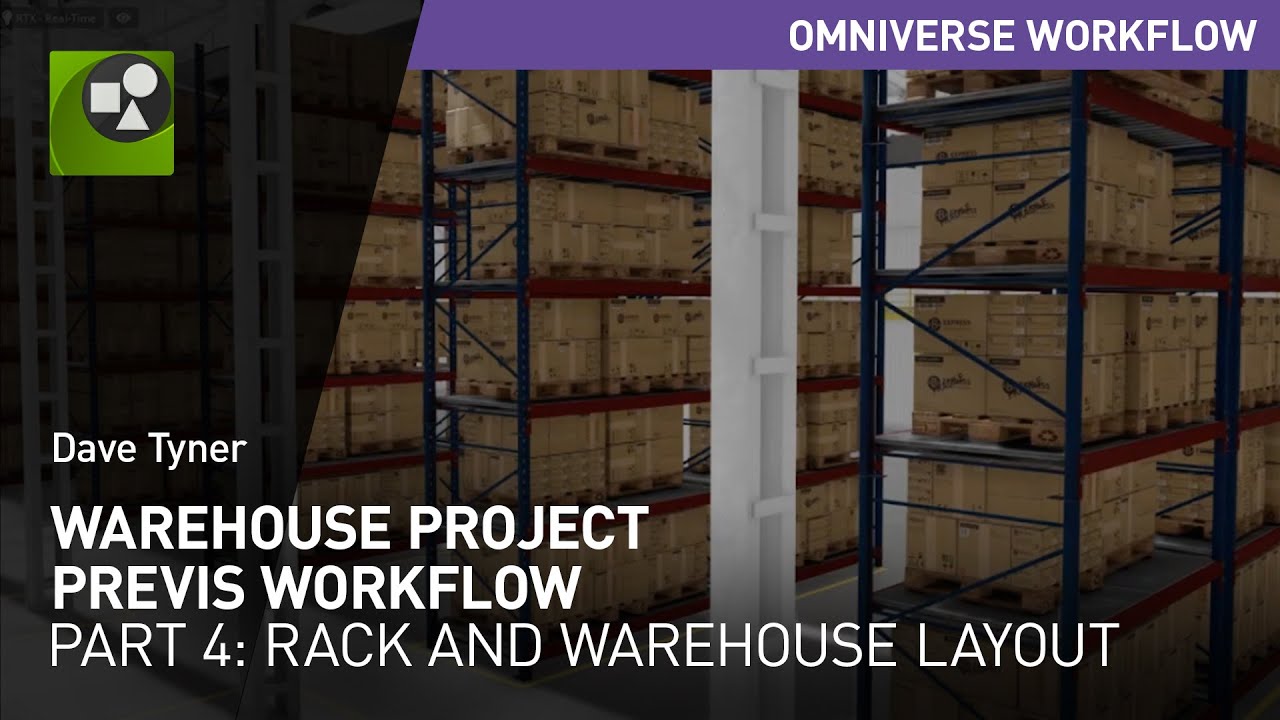 Warehouse Project Previz Workflow - Part 4: Rack and Warehouse Layout ...
