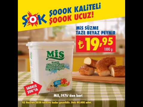 Şok aktüel ürünler 27 Mayıs - 2 Haziran 2020 tarihleri arasında geçerlidir.