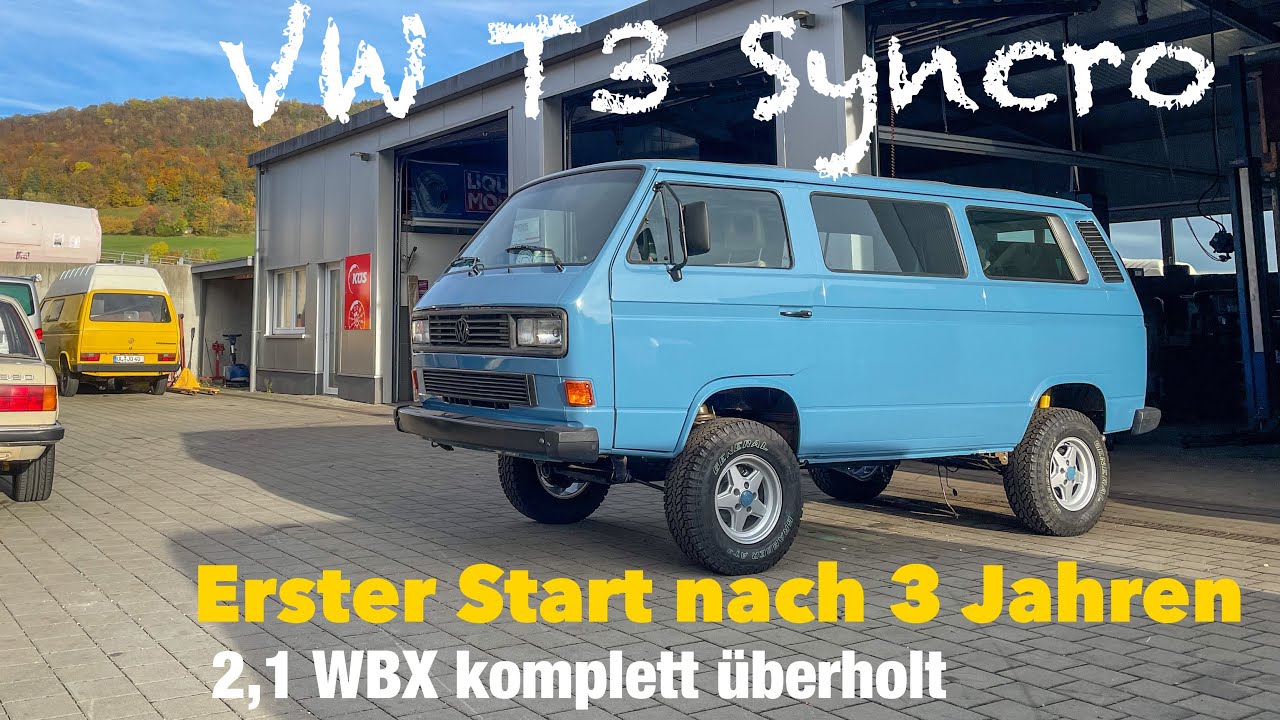 Unser VW T3 Syncro läuft das erste mal seit 3 Jahren?! 🤩 WBX überholt I ...