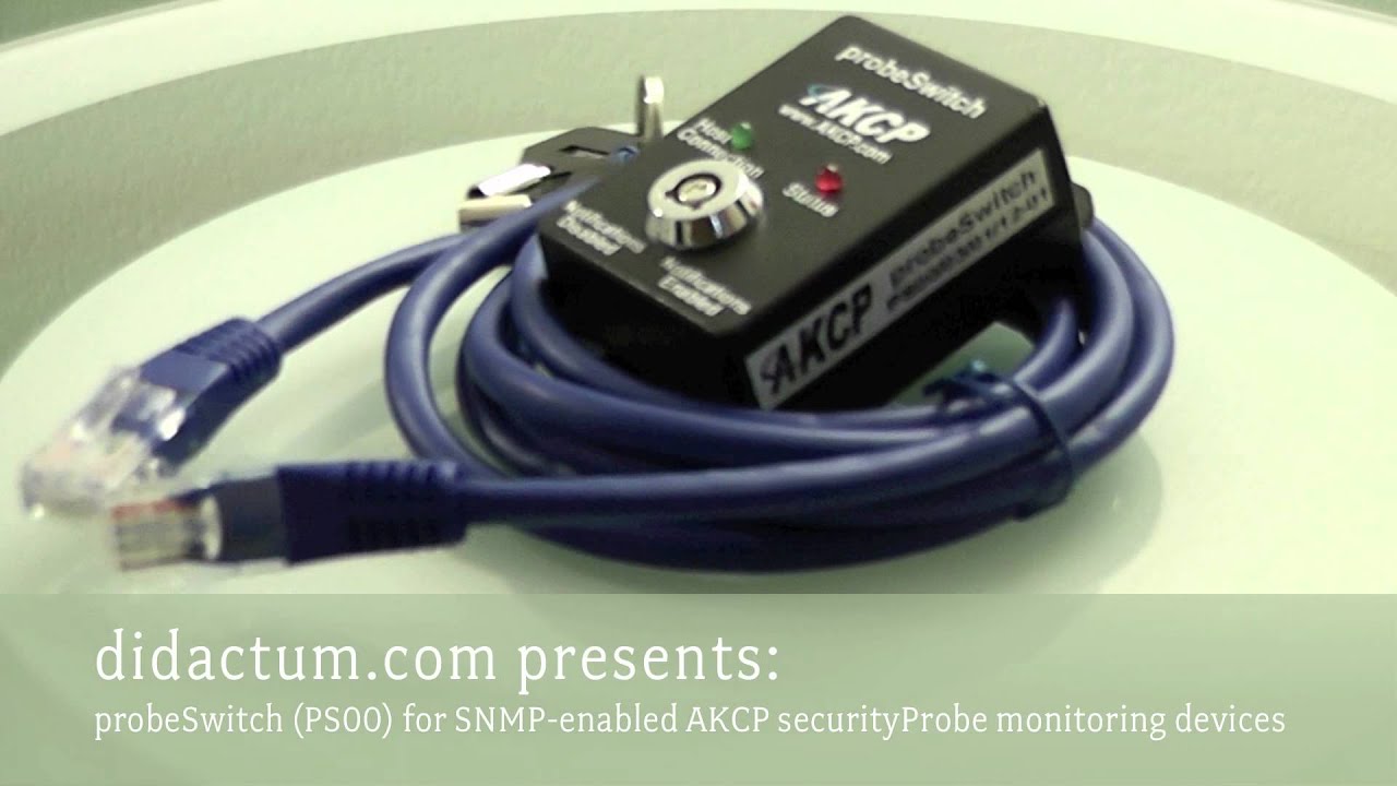AKCP probeSwitch for AKCess Pro`s SNMP enabled securityProbe remote ...