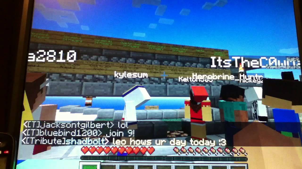 mincraft hunger games server with ip address Chikoman01 - YouTube