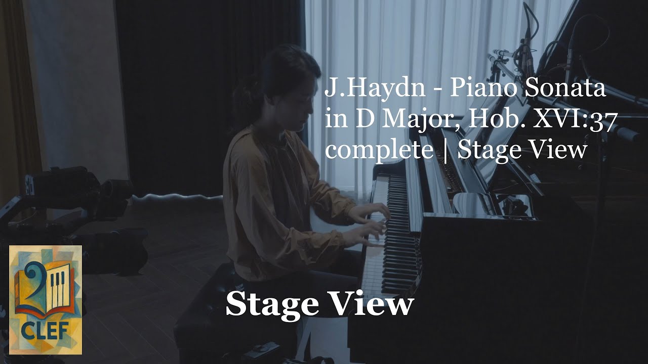 J.Haydn - Piano Sonata in D Major, Hob. XVI:37 complete | Stage View ...