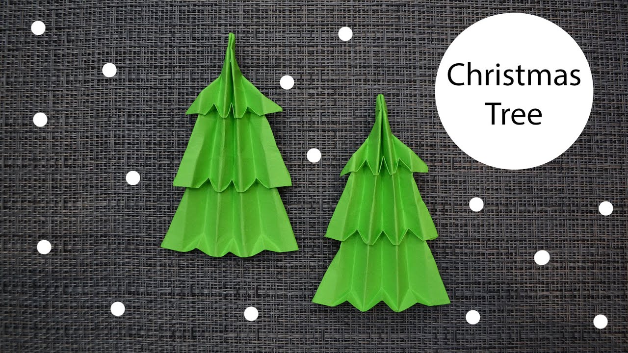 Paper Christmas Tree Origami | Tutorial DIY by ColorMania - YouTube