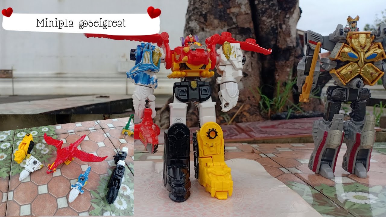 Minipla goseigreat 고세이그레이트 tensou sentai goseiger - YouTube