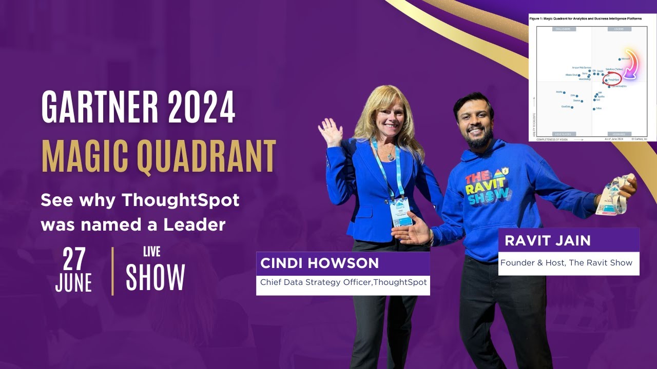 Gartner Magic Quadrant Analytics and BI 2024 with Cindi Howson - YouTube