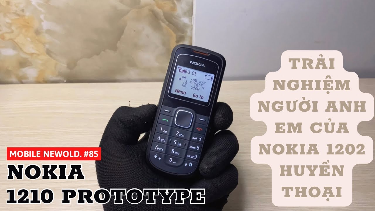 [ Mobile NewOld. #85 ] Trải nghiệm Nokia 1210 Prototype - Người anh em ...
