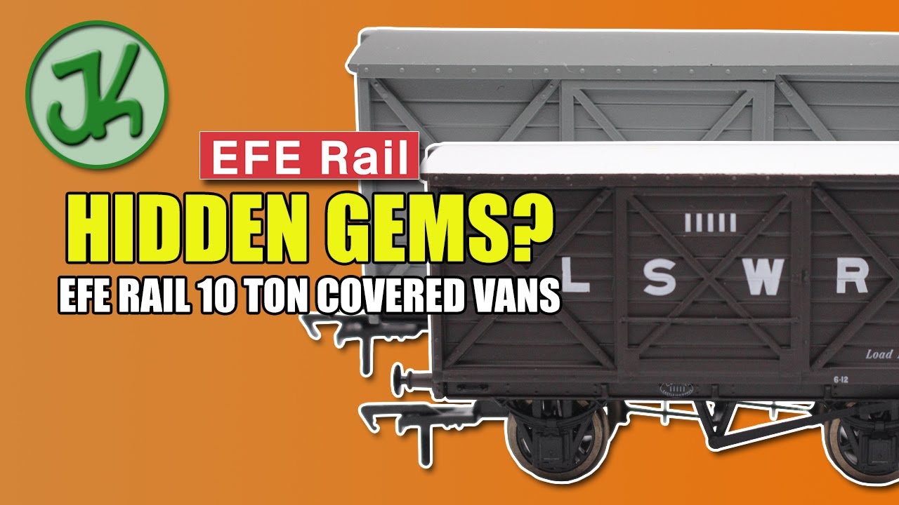 Are These Hidden Gems? EFE Rail 10T Covered Vans in BR Grey and LSWR ...