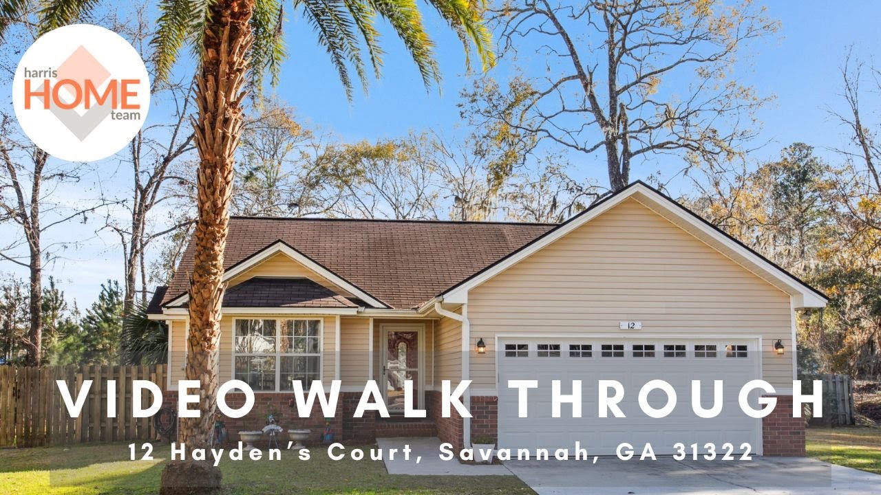 SOLD | 12 Hayden's Court, Pooler GA 31322 - YouTube