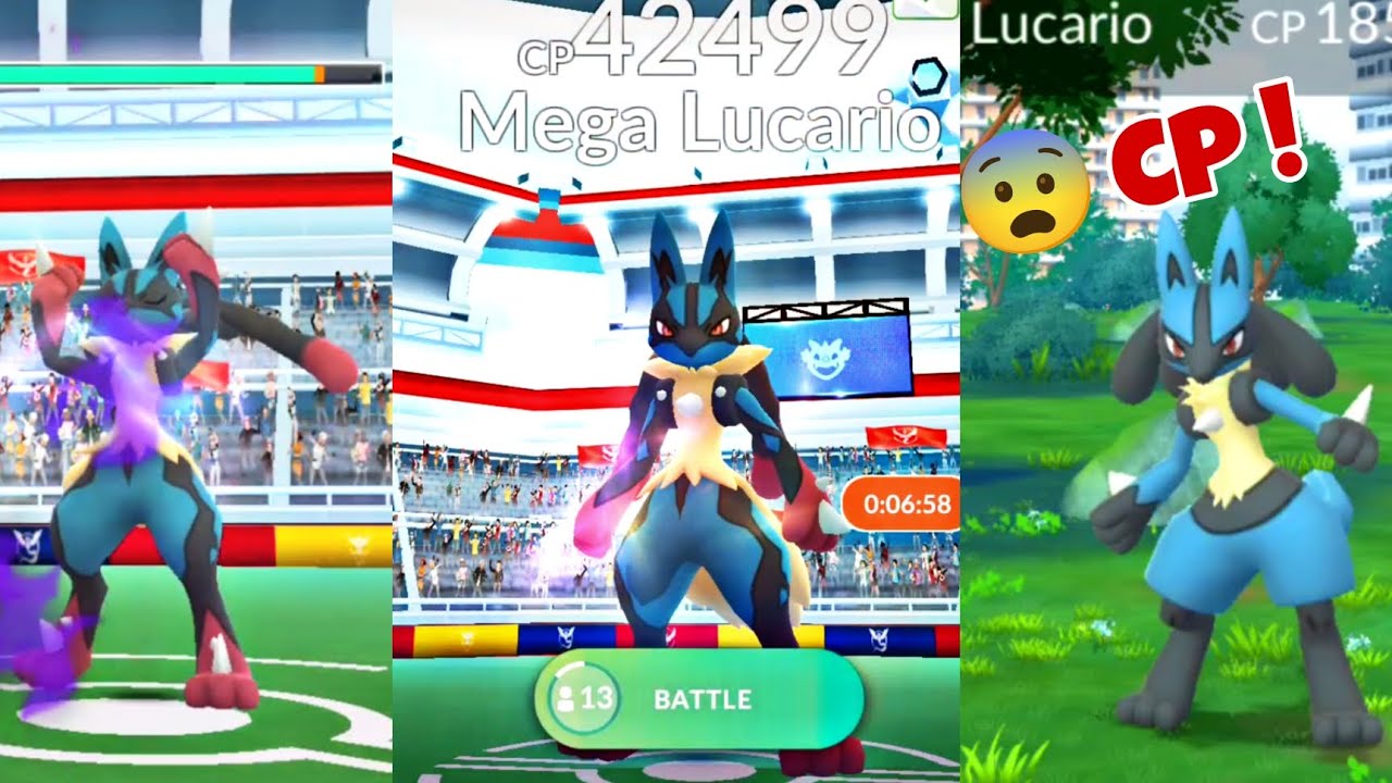 First Mega Lucario Is Boosted Like God Lucario Pokémon Go 2025 - YouTube