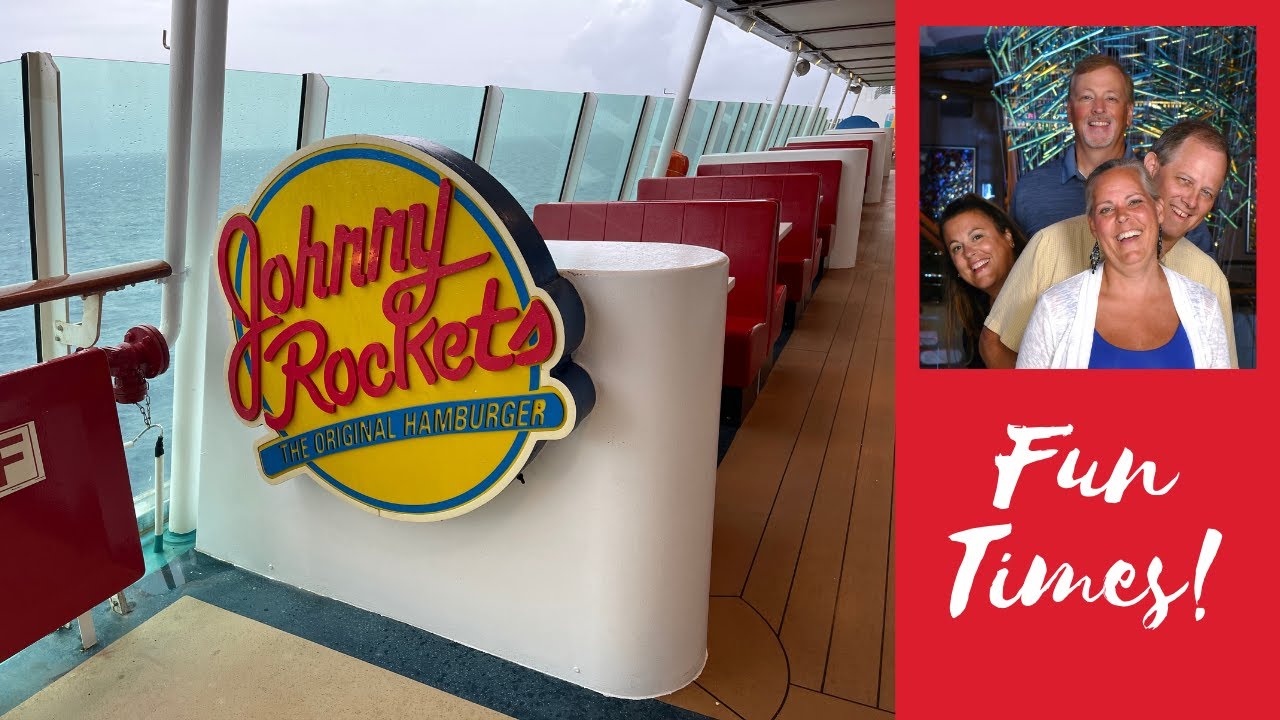 Johnny Rocket’s!! Fun on Adventure of the Seas! - YouTube