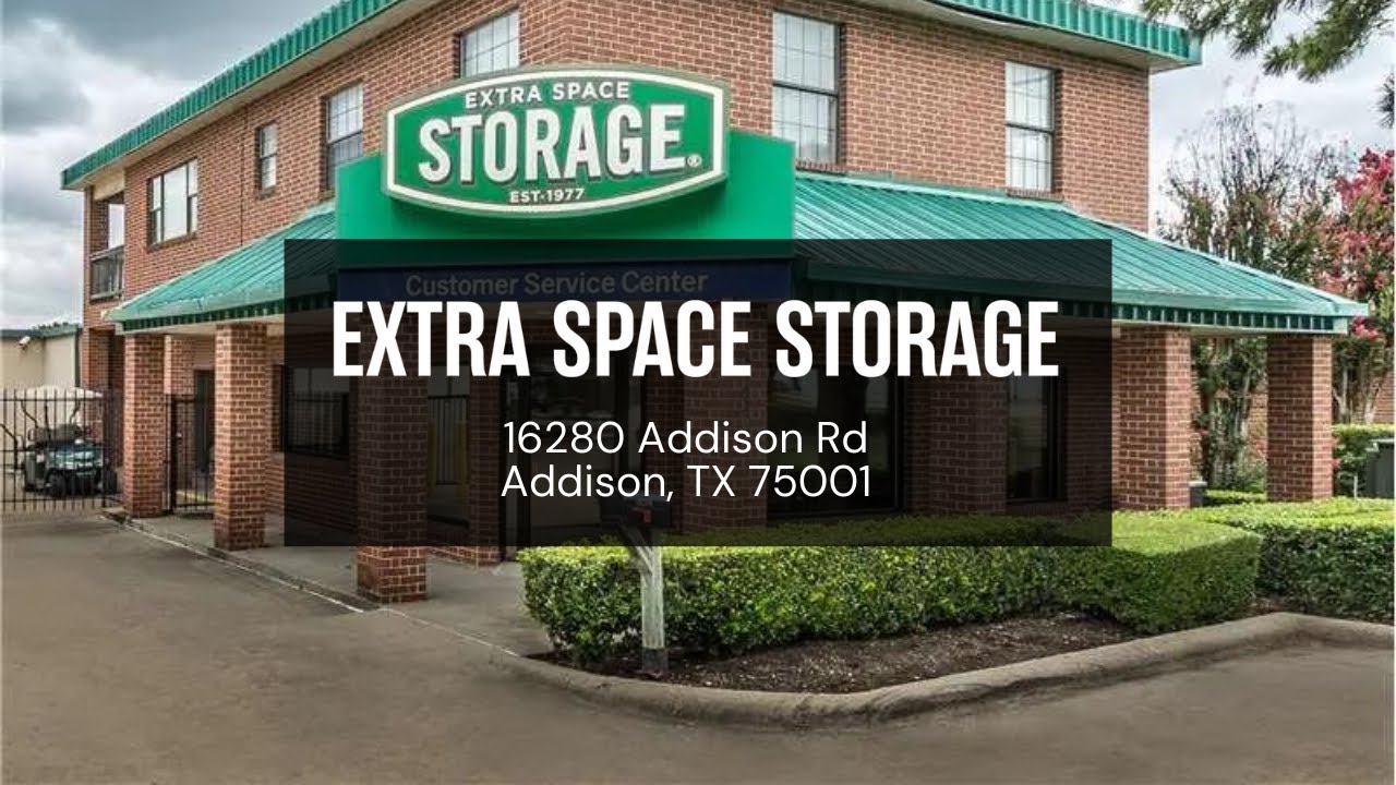 Storage Units in Addison, TX on Addison Rd | Extra Space Storage - YouTube