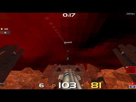 Quake announcer: Holy sh*t !!! (mid-air rocket :D)