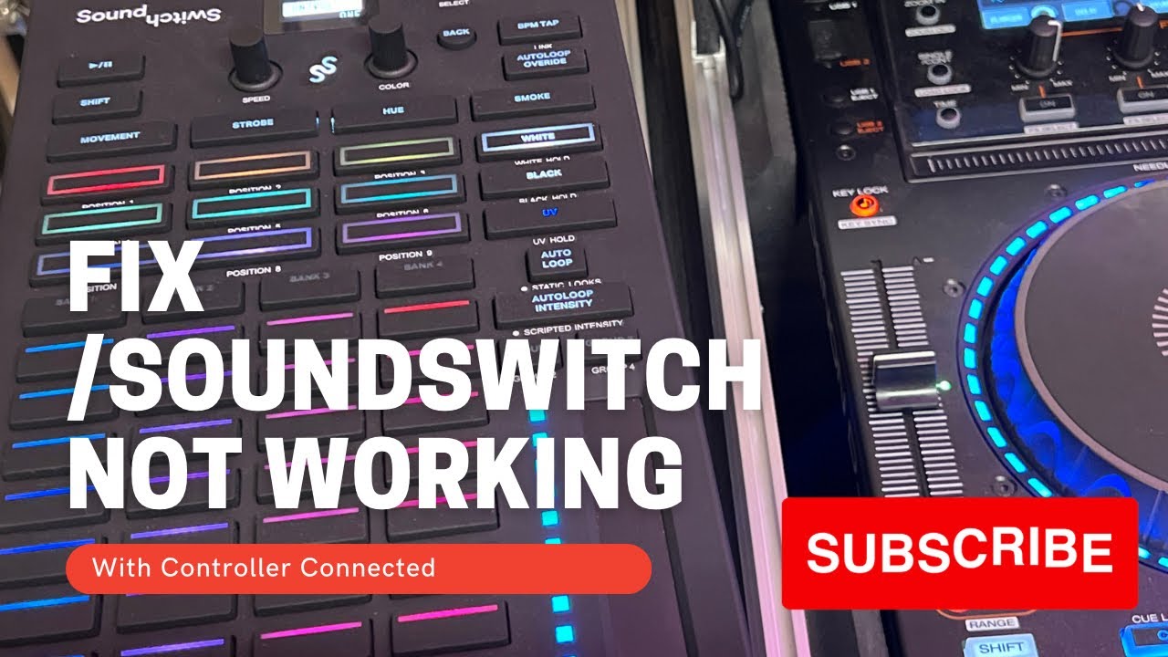 How To/ SoundSwitch not working with DJ Controller Connected. - YouTube