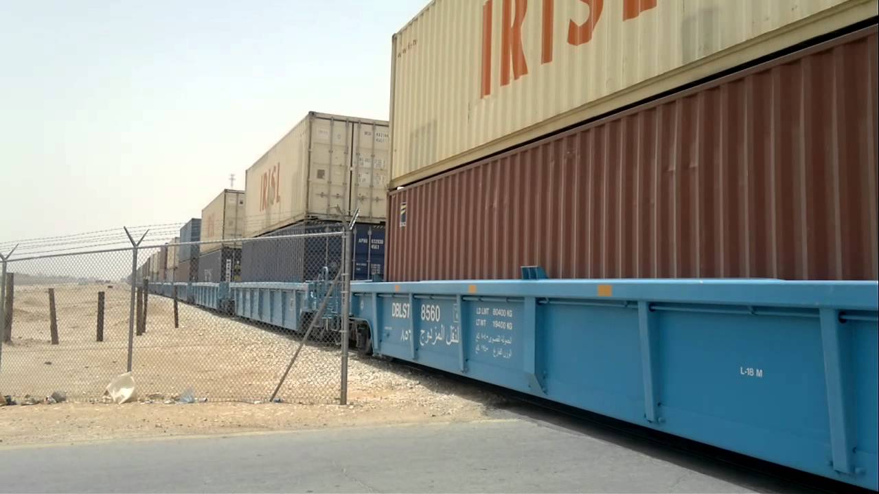 Saudi Arabian Railways Twins EMD SDL50 Riyadh Bound Freights Trains ...