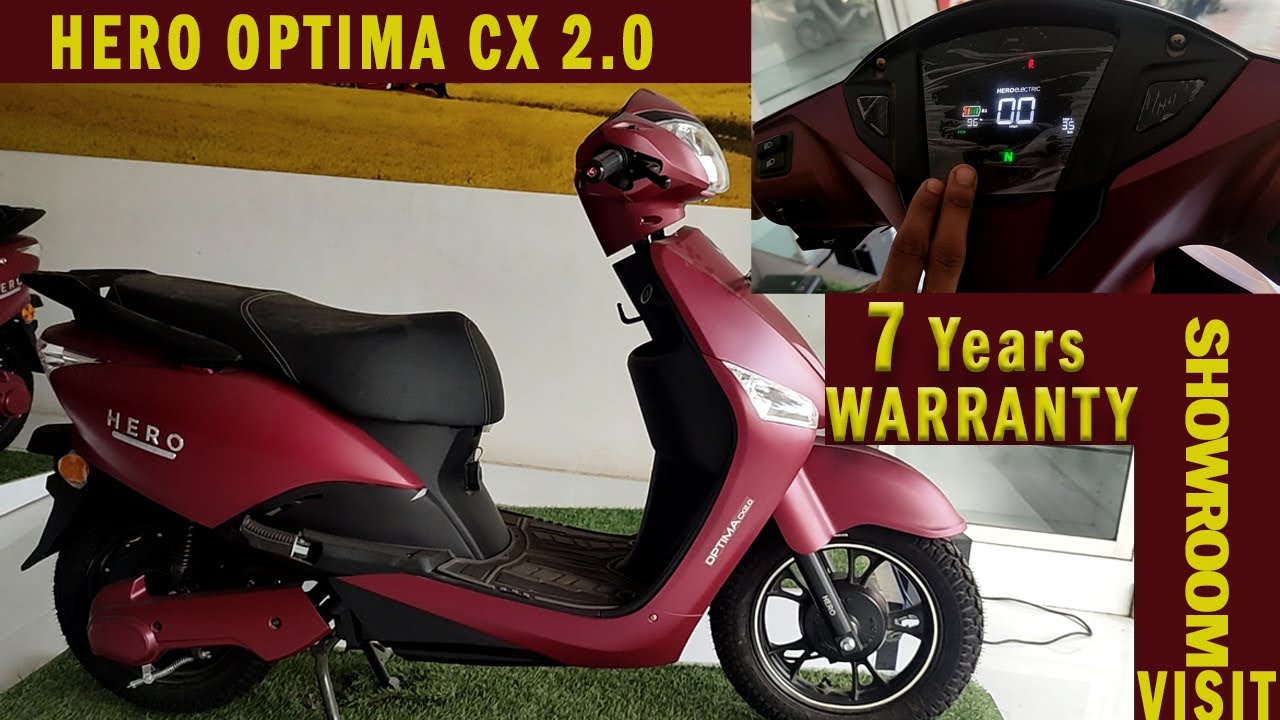 New Hero Optima CX 2.0💥7 YEARS Ki Warranty Ke Sath💥💥Electric Scooter Ka ...