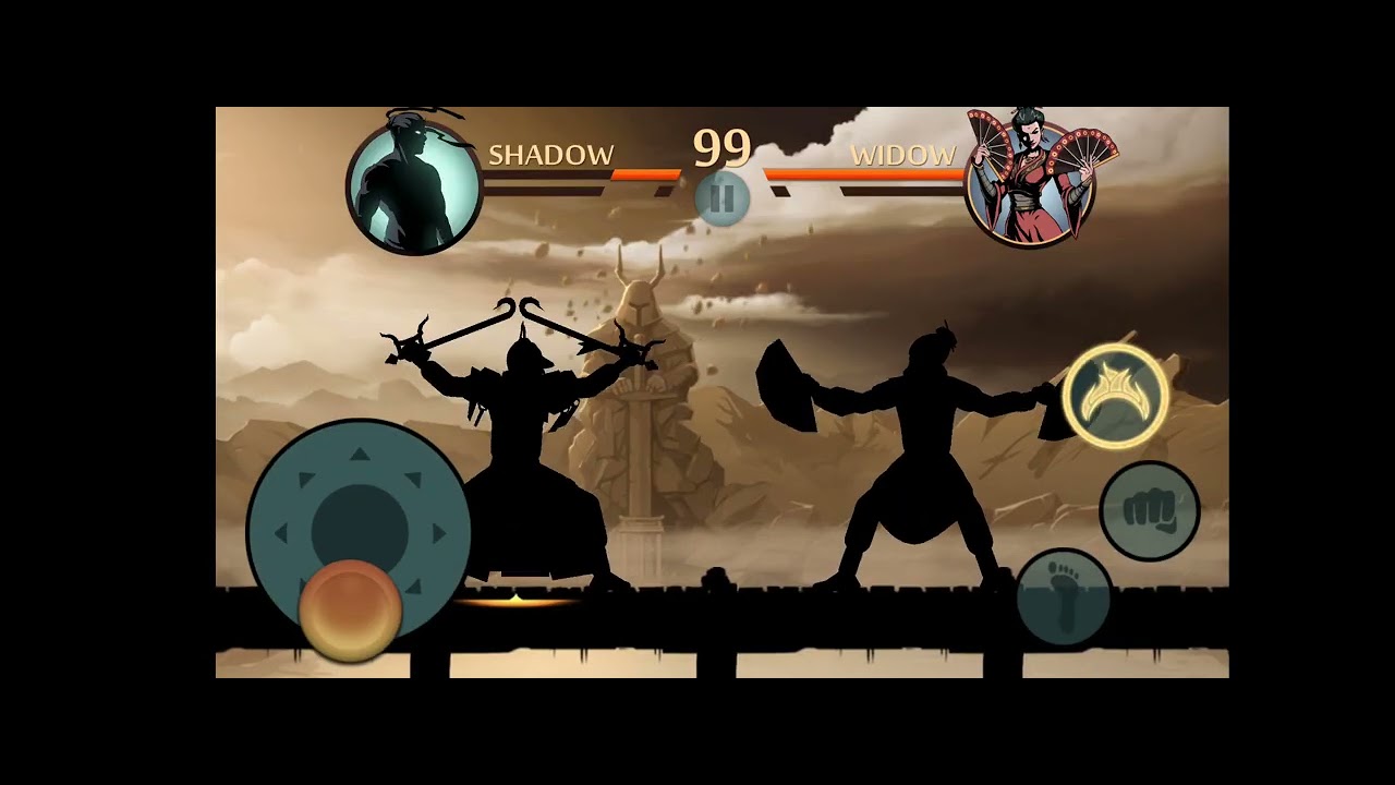 Shadow fight 2 The Gates of Shadow (close call) - YouTube
