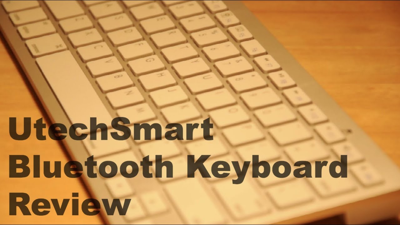 UtechSmart Slim Bluetooth Keyboard Review - YouTube