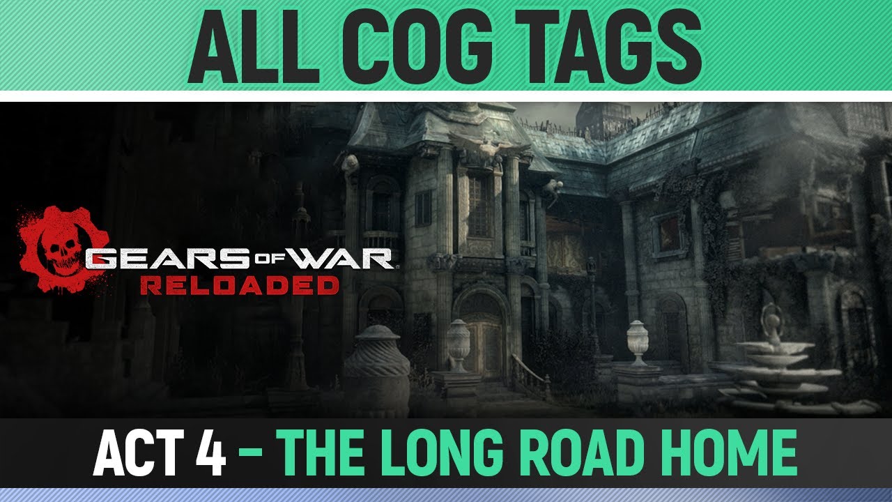 Gears of War Reloaded - ACT 4 - All 3 COG Tag Locations - YouTube