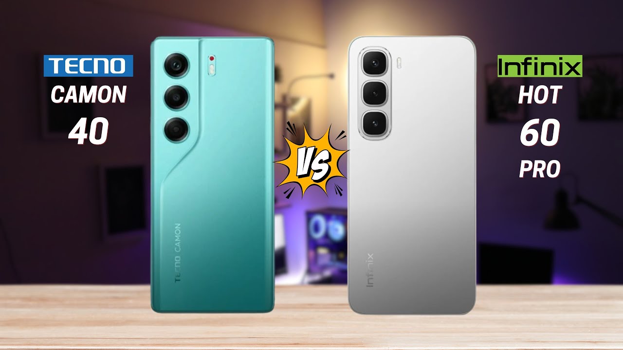 Tecno Camon 40 vs Infinix Hot 60 Pro - YouTube