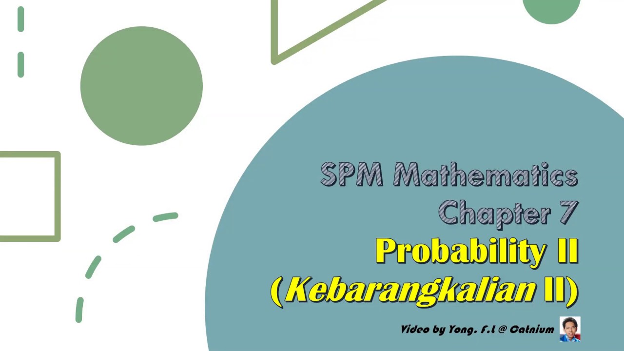 Probability II Mathematics SPM - YouTube