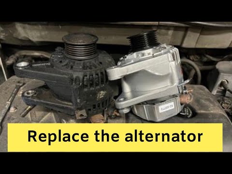 2003#toyota matrix replace alternator - YouTube