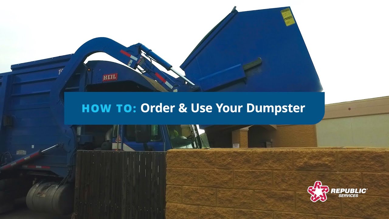 Dumpster Rental Options for Small Businesses - YouTube