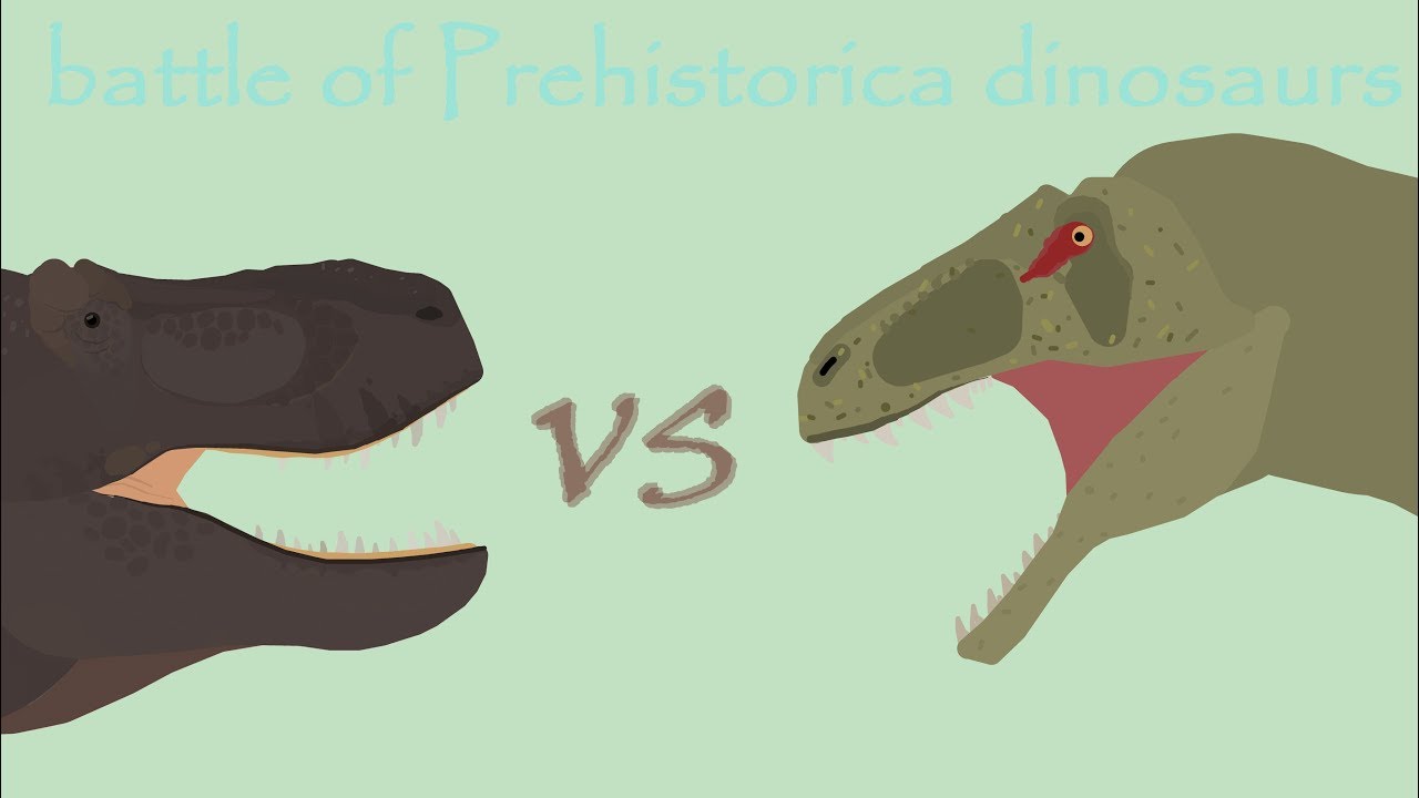 Battle Of Prehistorica Dinosaurs Episode 5: T Rex VS Acrocanthosaurus ...