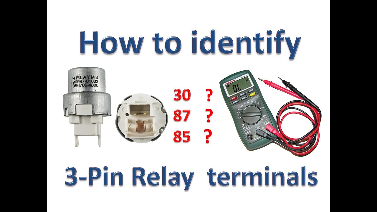 Relay/3-pin Automotive relay. - YouTube