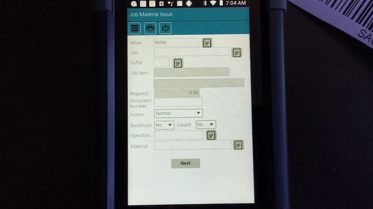 Job material issue - YouTube