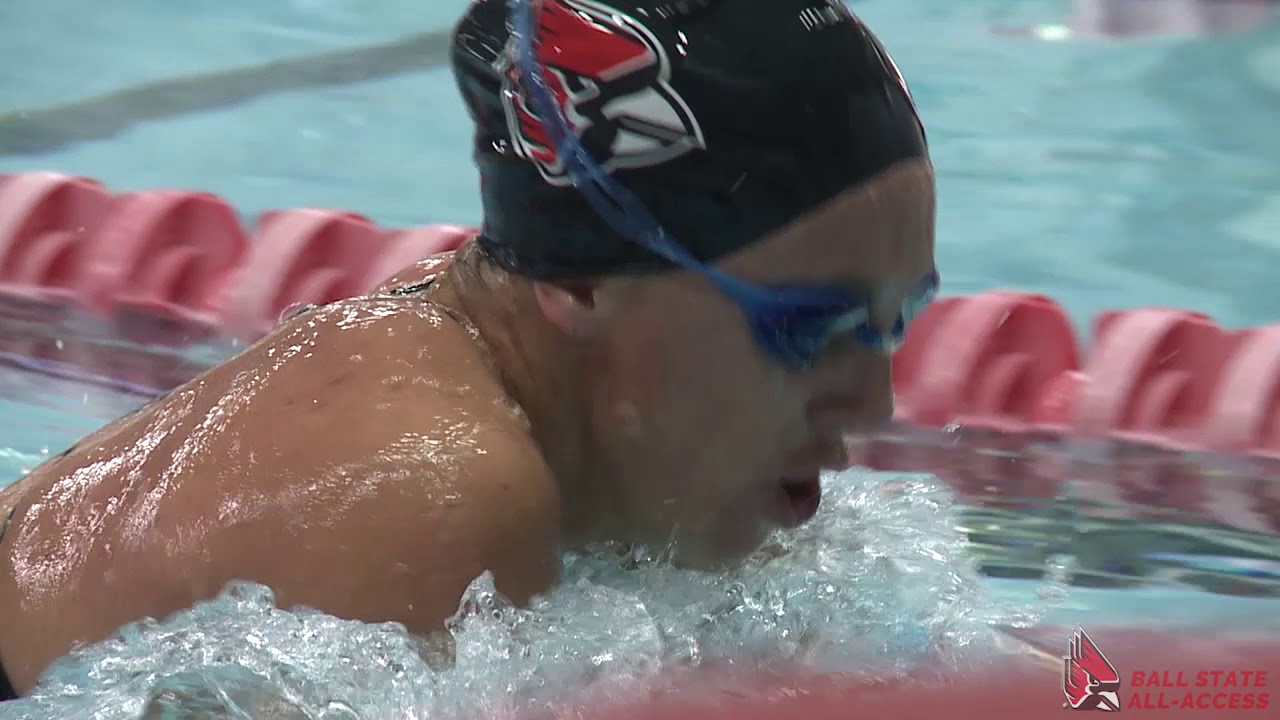 Ball State Swimming And Diving Hosts Tiffin - YouTube