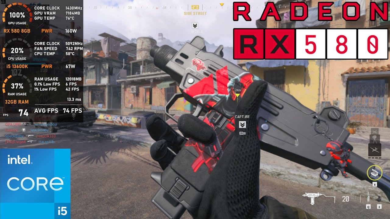 RX 580 8GB | Call of Duty : Modern Warfare 3 - YouTube