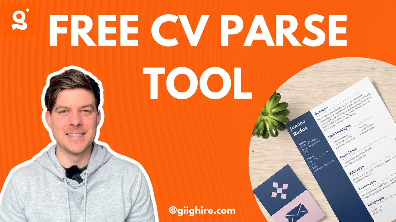 Free CV Parse Software - Giig's Free Recruitment ATS for Freelance Recruiters. - YouTube