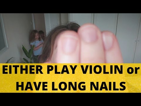 Can you Play the Violin with Long Nails? - YouTube