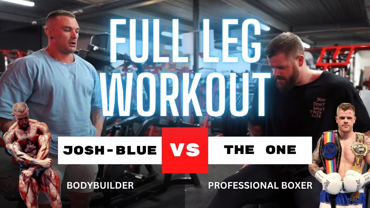 BODYBUILDER VS PROFESSIONAL BOXER // LEG DAY WITH CALLUM “THE ONE ...