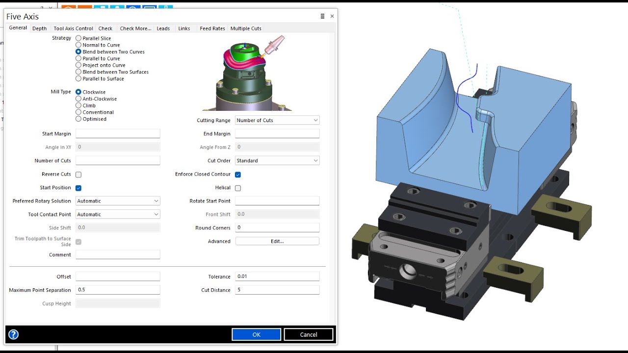 EDGECAM Undercut Machining - YouTube