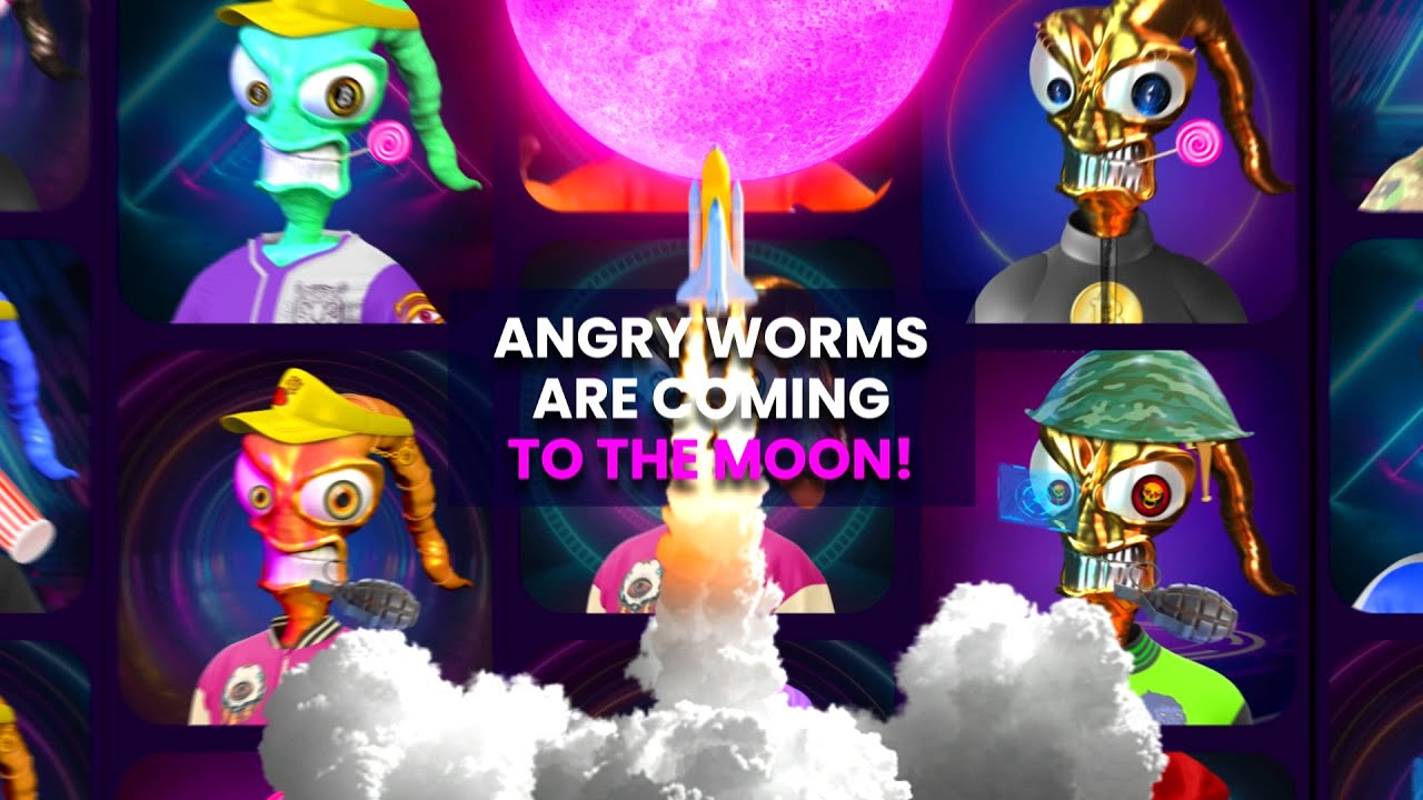Angry Worms NFT Hype Promo - YouTube