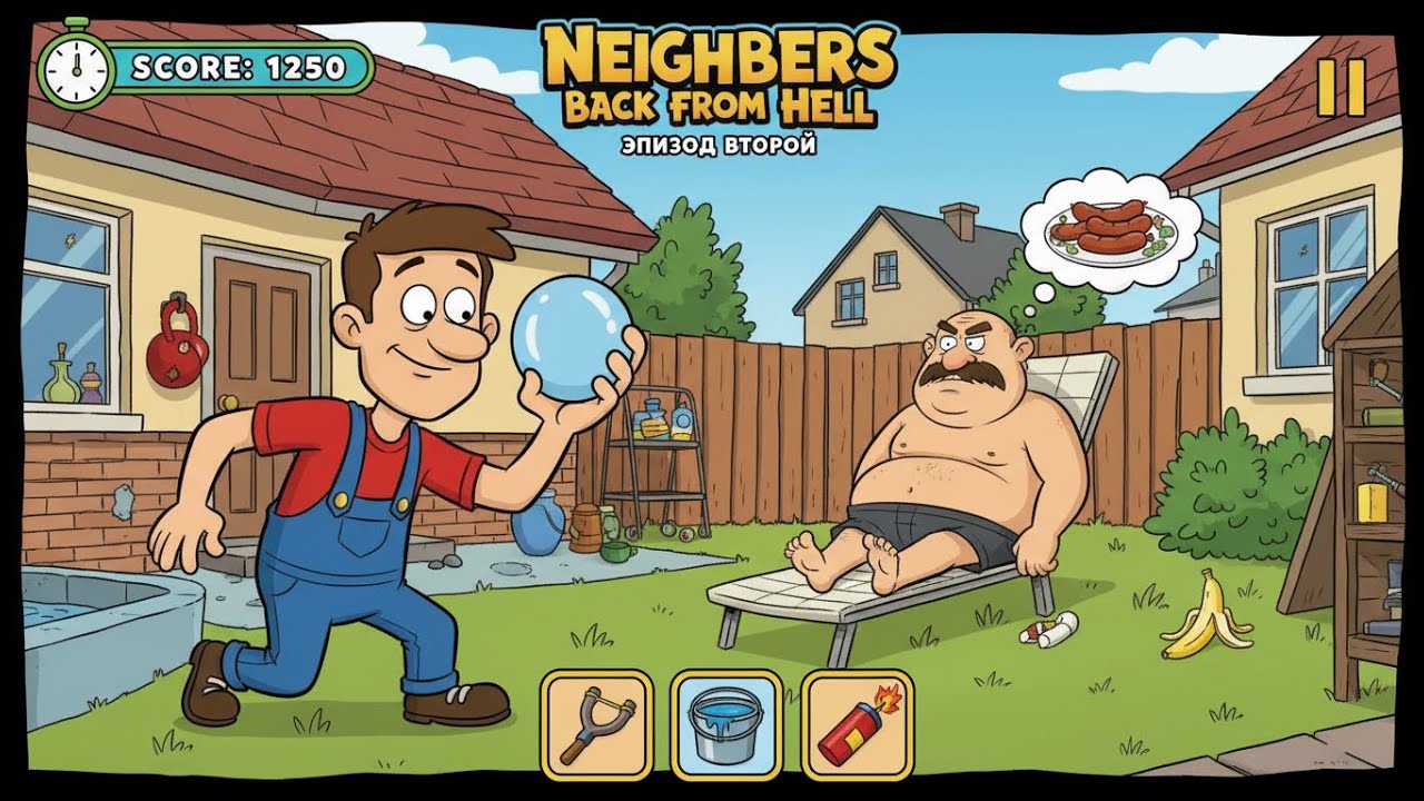 Neighbours back From Hell №2 - YouTube