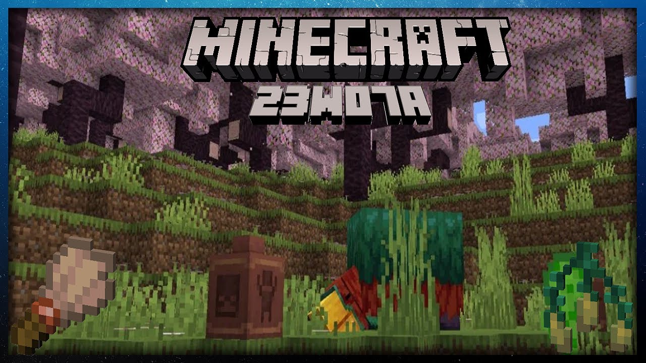 Minecraft Snapshot 23W07A - Cherry Blossoms and Sniffers! - YouTube