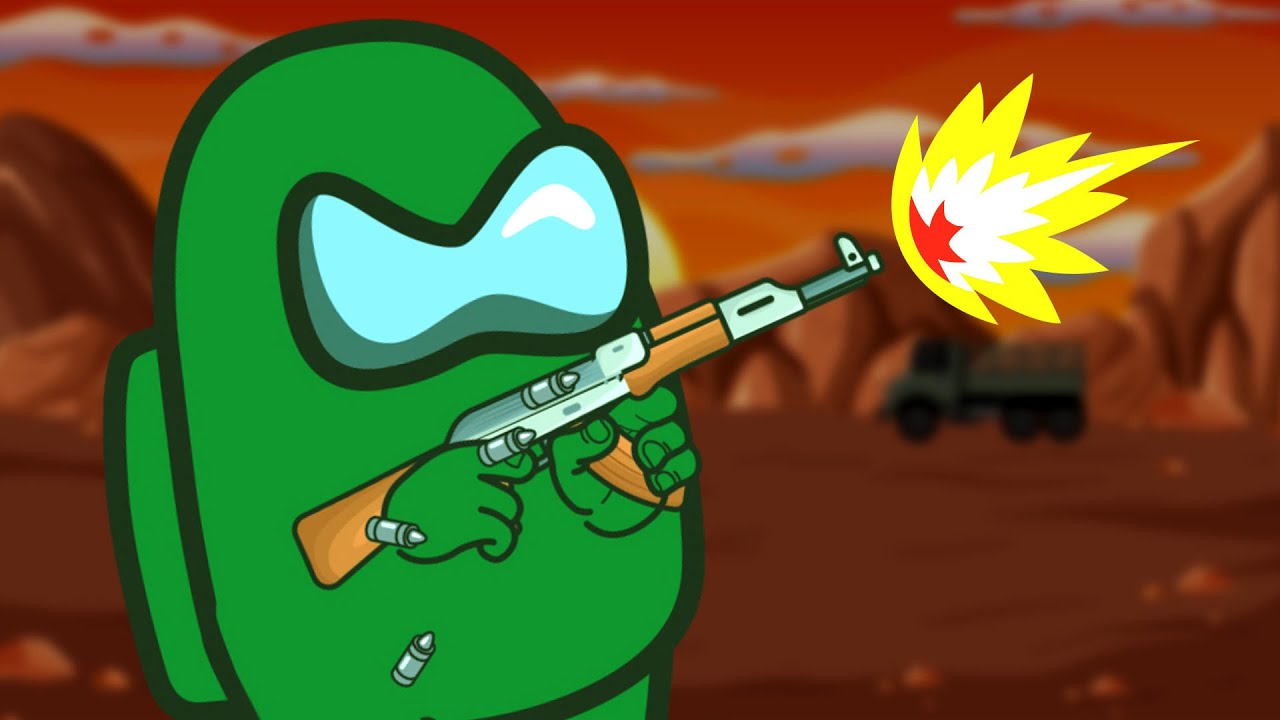 Among Us on Fire || New Among Gun Video - YouTube